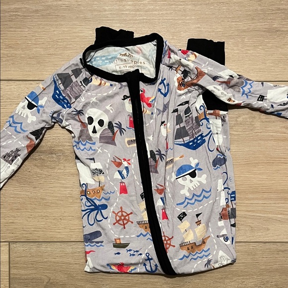 Little Sleepies | Pajamas | Little Sleepies Pirate Map Zippy Sleeper ...